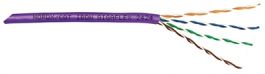 Belden 2412 Multi-Conductor Enhanced CAT6 Nonbonded-Pair Cable (Violet)