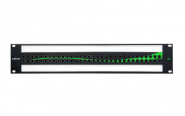 Bittree S64T-1MWNBK 12G+ Mini-WECO (Midsize) Video Patchbay with 2x32 ...