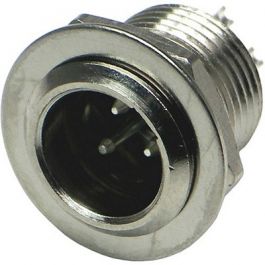 Switchcraft TB3M Tini-QG Mini XLR 3-Pin Male Circular Panel Mount